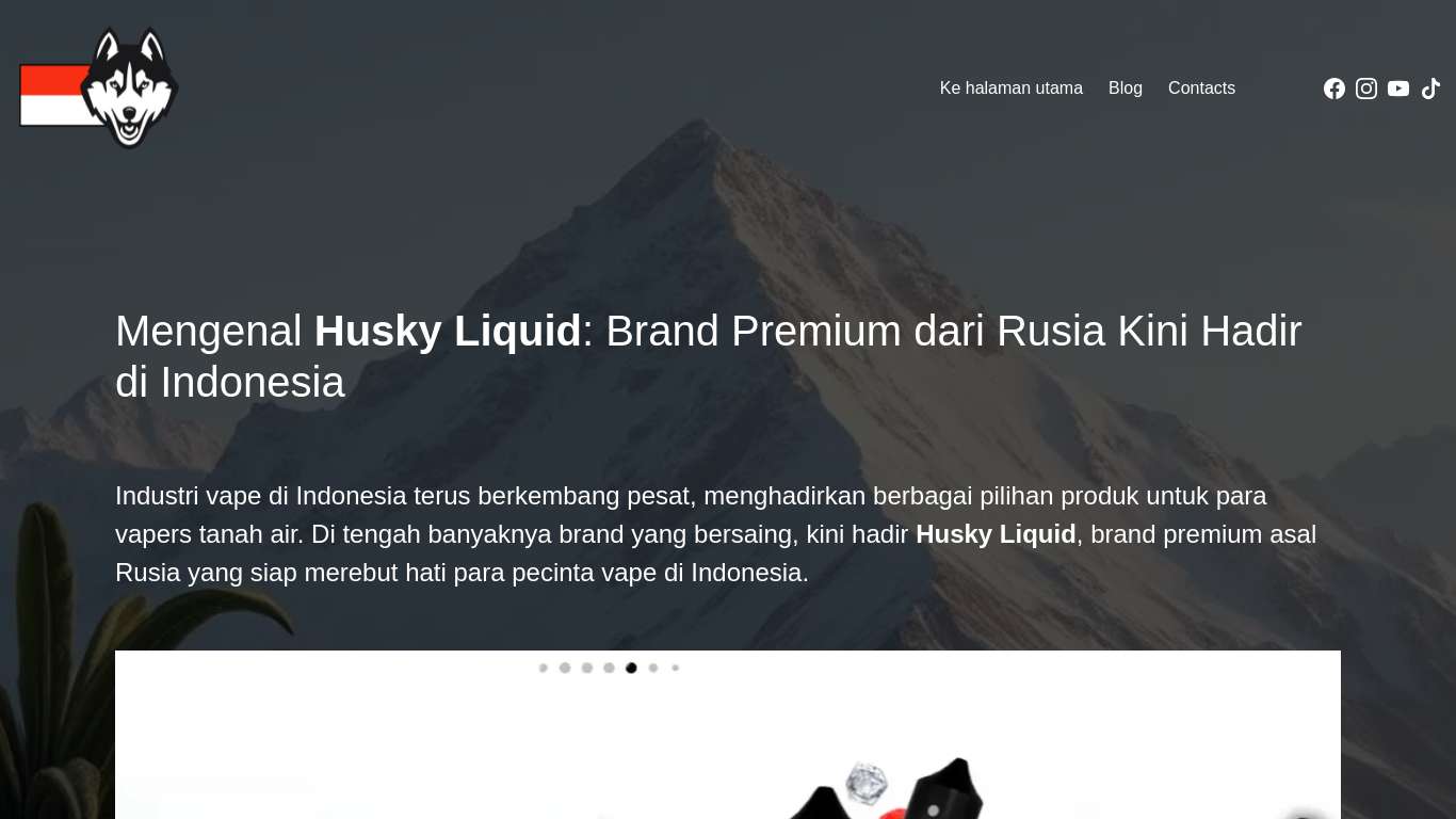 Mengenal Husky Liquid : Liquid Baru dari Rusia dengan Sensasi Rasa ES ...